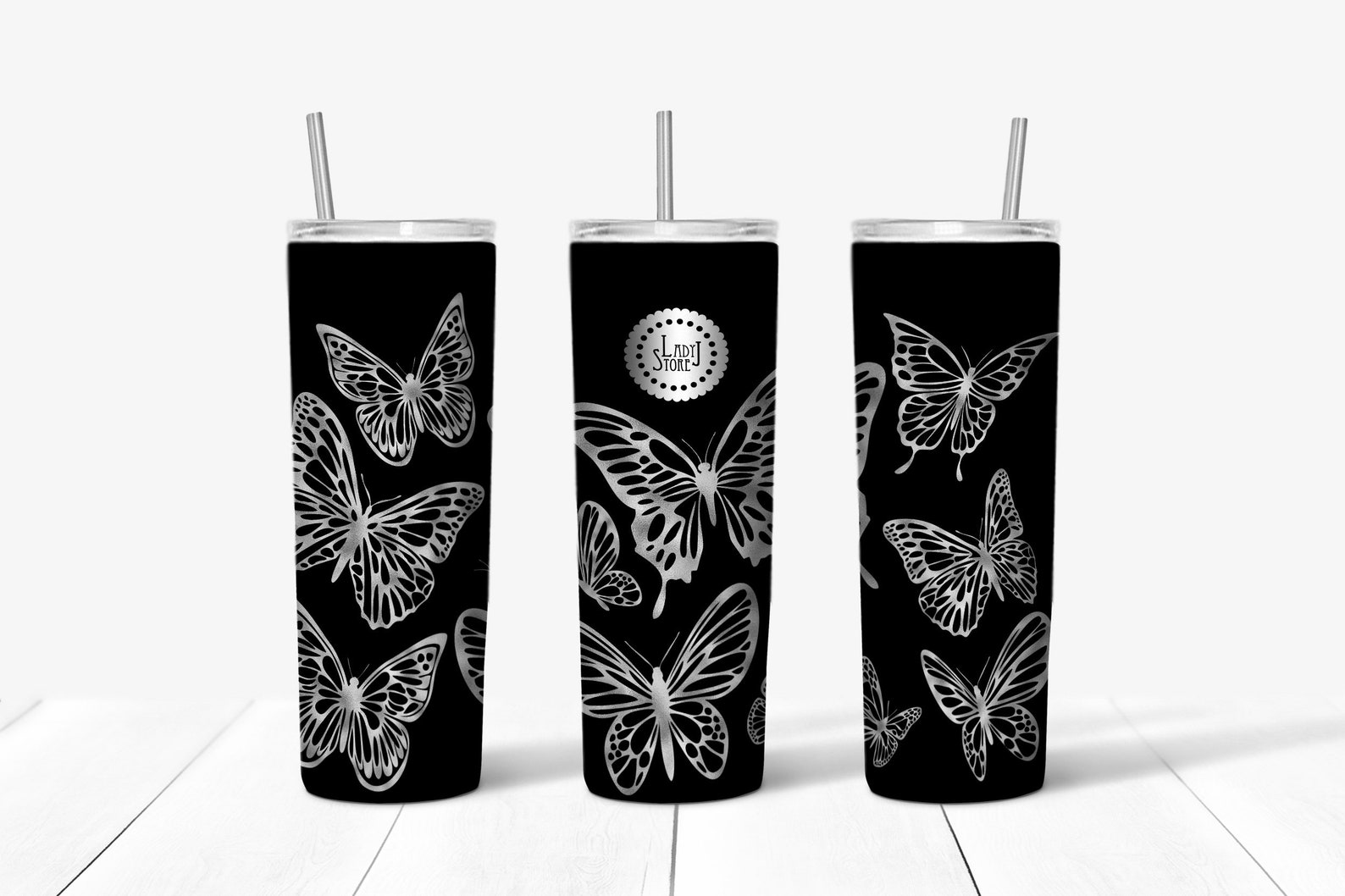 Silver Foil Butterfly Clipart 18 Silver Glitter Butterfly - Etsy