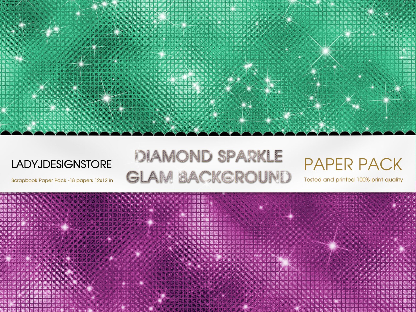 Diamond Digital Paper Seamless Glam Diamond Sequin Textures - Etsy