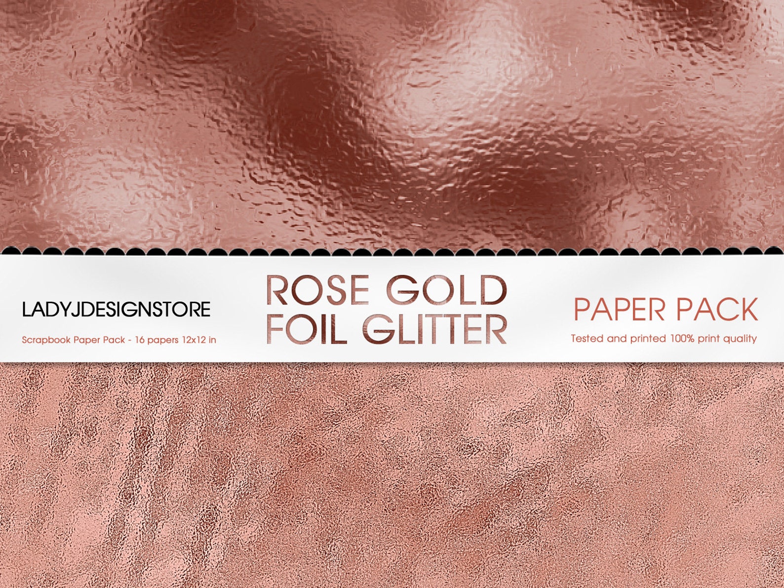 Rose Gold Foil Glitter Seamless Textures Rose Gold Digital - Etsy