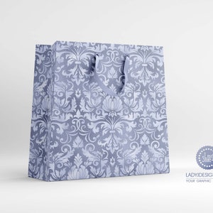 Silver and Blue Glam Digital Paper, Seamless Tiger Cheetah Zebra ...