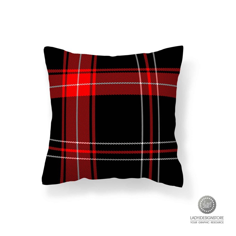 Plaid Digital Paper Lumberjack Tartan Checkers Log Cabin Red - Etsy