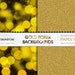 Gold Digital Bokeh Paper Gold Bokeh and Glitter Shiny - Etsy