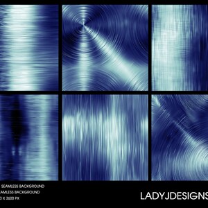 Brushed Blue Digital Paper, Brushed Blue Textures, Blue Digital Paper ...