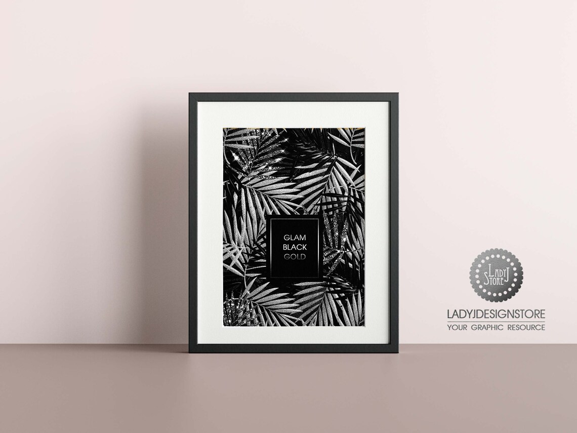 Black and Silver Glam Digital Paper Seamless Tiger Cheetah | Etsy