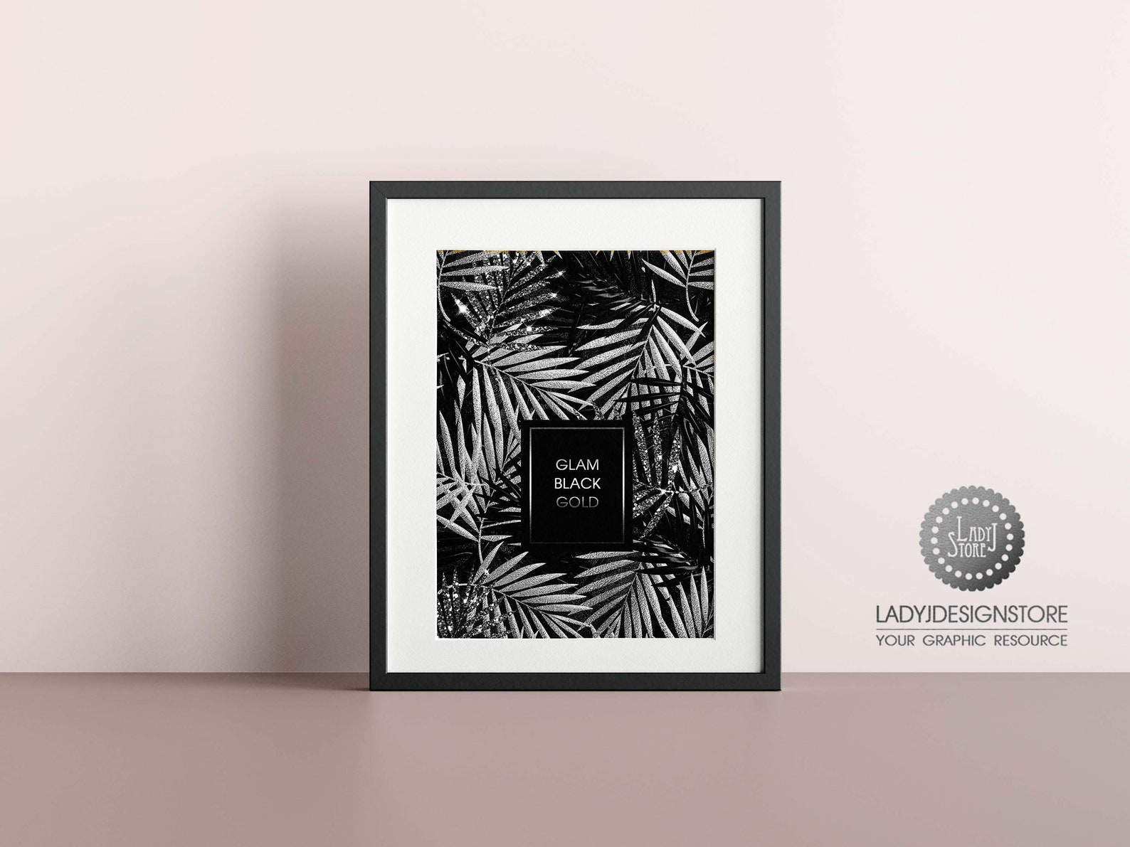 Black and Silver Glam Digital Paper, Seamless Tiger Cheetah Zebra ...