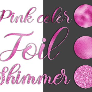 Pink Foil Glitter Seamless Digital Paper, Pink Digital Paper ...