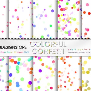 Confetti Paper Pack 10 Paper for Birthday, Celebration, Paper Confetti ...