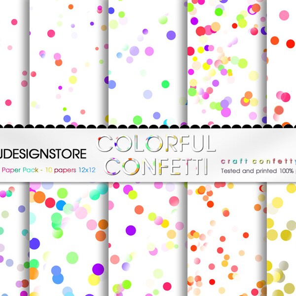 Paper Confetti - Etsy