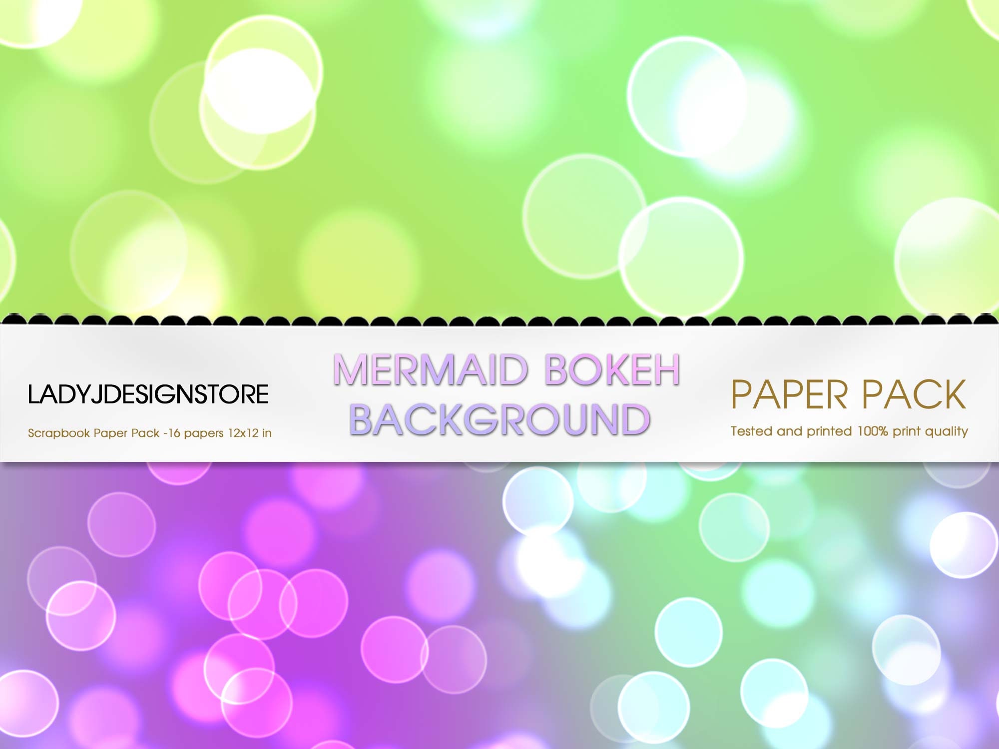 Mermaid Bokeh Overlays Glowing rainbow lights Magic ligths | Etsy