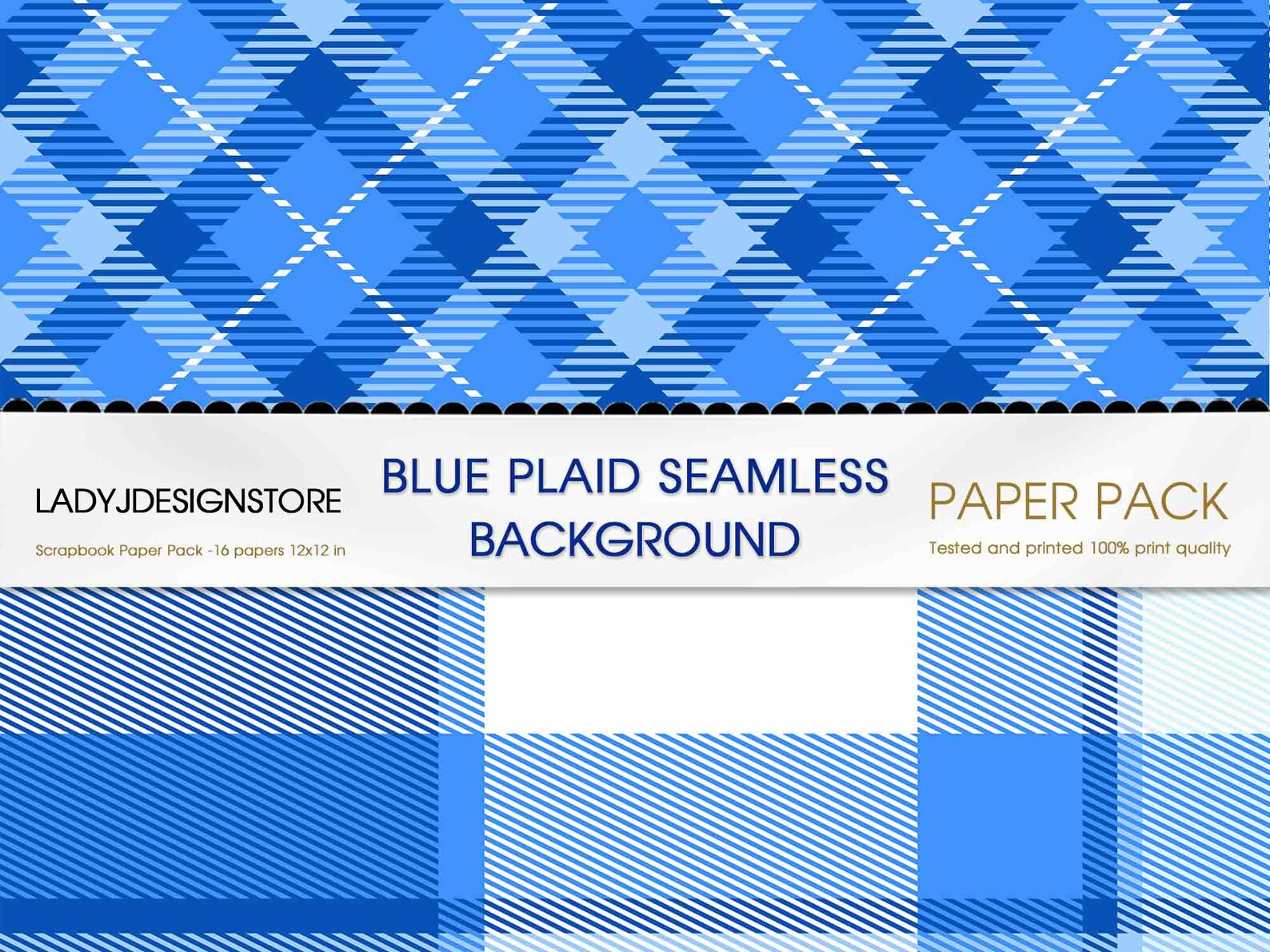 Plaid Blue Digital Paper Lumberjack Plaid Tartan Checkers Log - Etsy