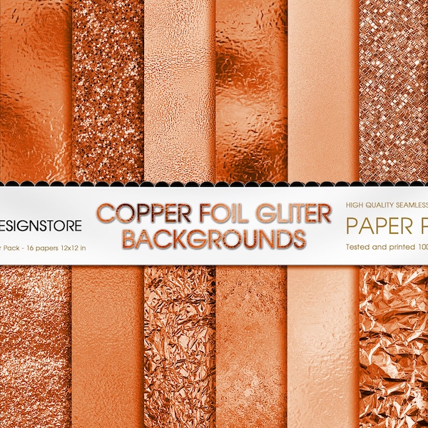 Copper Foil Paper - Etsy