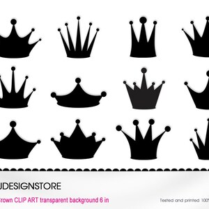 Pastel Crown Clipart 12 Digital Clipart Crowns for Invitations ...