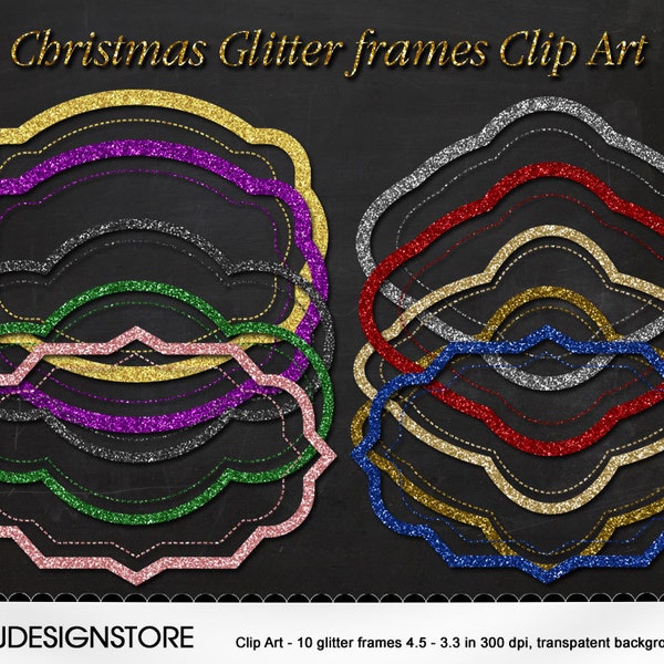 Glitter Frames - Etsy