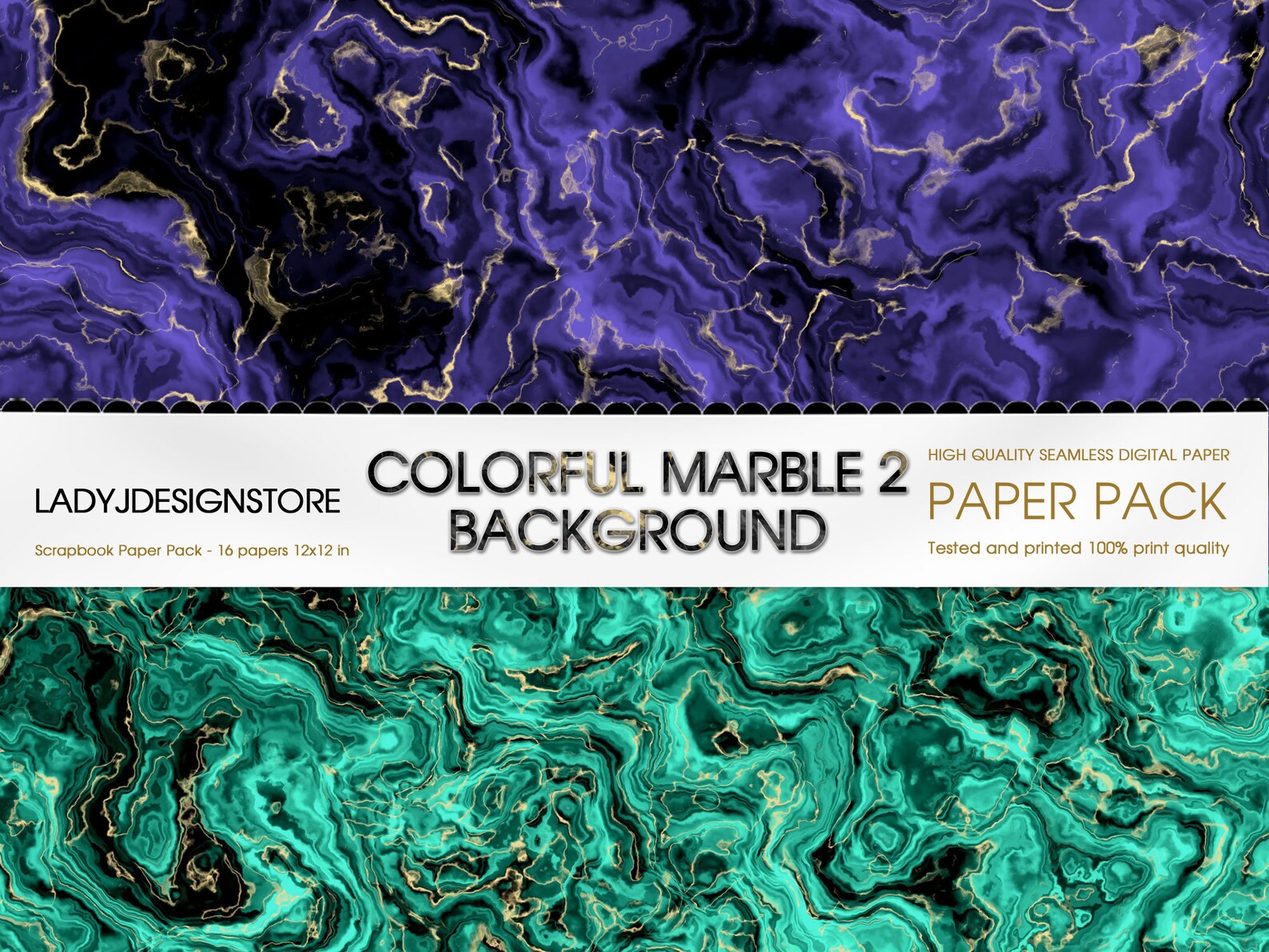 Colorful Marble 2 Digital Seamless Paper Digital Marble Gold - Etsy
