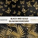 Black and Gold Glam Digital Paper Seamless Tiger Cheetah - Etsy UK