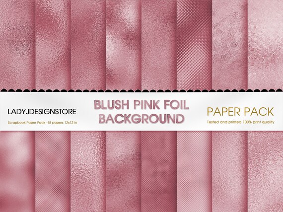 Blush pink foil,seamless digital paper,foil textures,shimmer printable ...