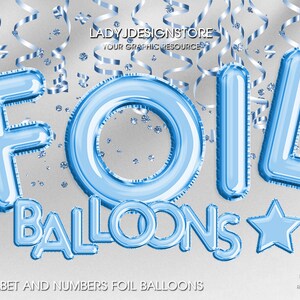 Sky Blue Foil Balloon Alphabet Clip Art PNG Transparent Light Blue ...