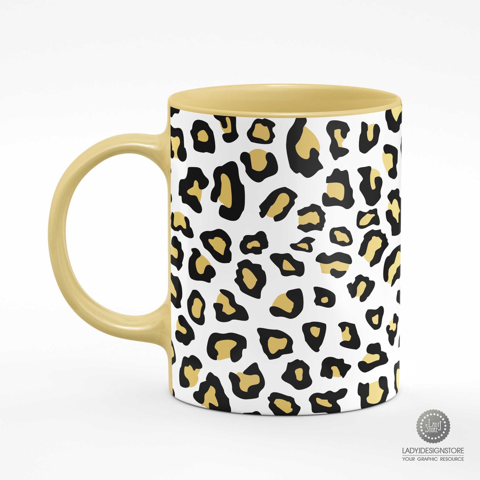 Seamless Gold Foil Leopard Background Leopard Skin Pattern | Etsy