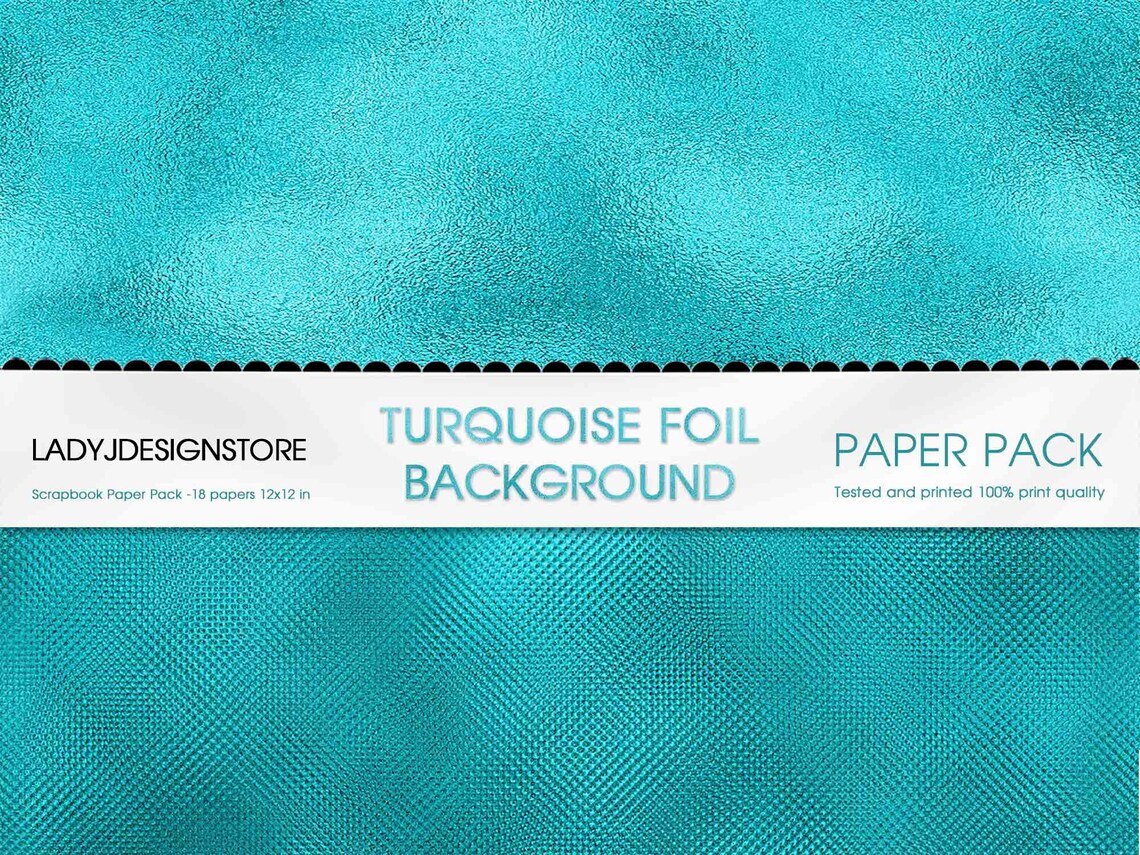 Turquoise Metalic Foil Turquoise Digital Paper Turquoise - Etsy