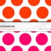 Digital Scrapbook Paper Pack Rainbow Big Polka Dot on White 16 Digital ...