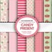VINTAGE CHRISTMAS 8 Designed Printable Digital Papers, Instant Download ...