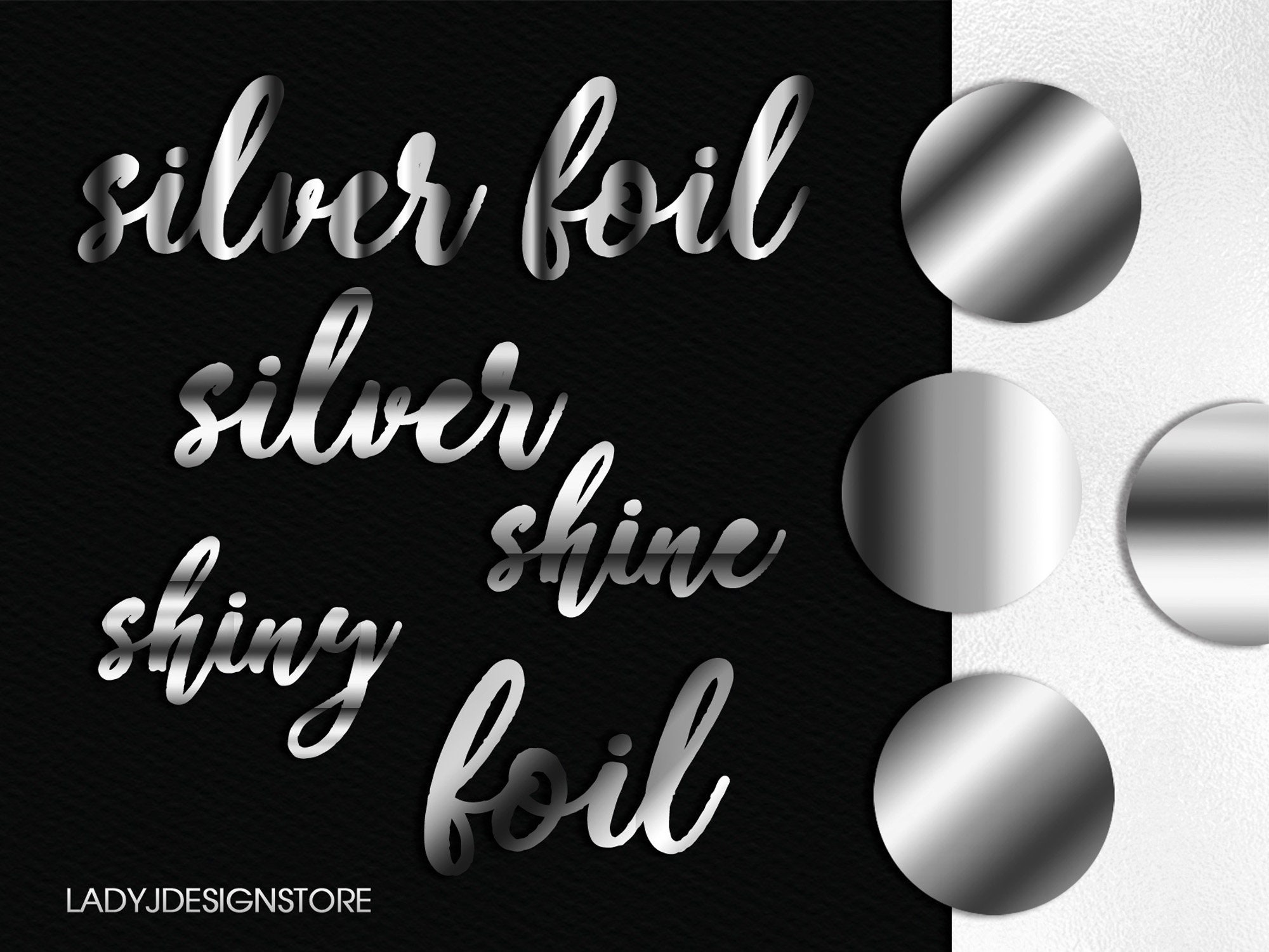 Silver Gradient Silver Digital Paper Silver Digital Foil - Etsy UK