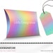 RAINBOW KRAFT PAPER Digital Background Bright Colors Kraft - Etsy