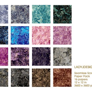 Colorful Marble Digital Seamless Paper, Digital Marble, Gold Marble ...