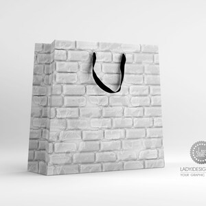 White Brick Textures Digital Paper, Cobblestone Seamless Rustic White ...