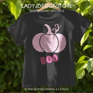 Pink Glitter Sparkle Pumpkin Clip Art, Pumpkins Clipart, Halloween ...