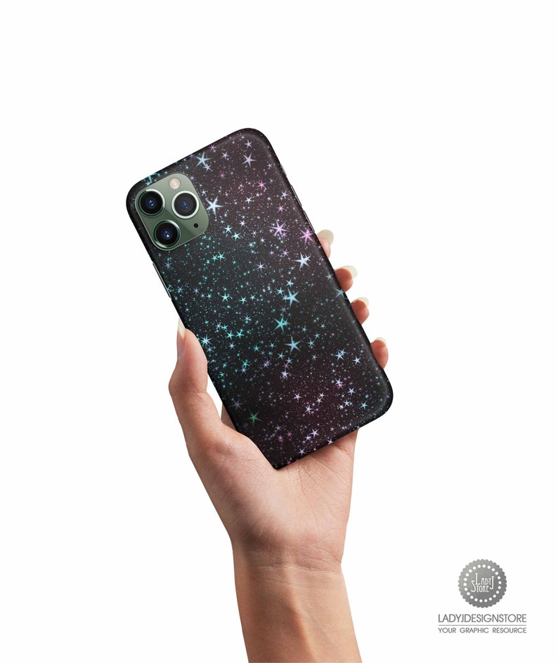 Sparkly Night Sky Seamless Background Stars Background Sky | Etsy