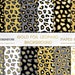 Seamless Gold Foil Leopard Background Leopard Skin Pattern - Etsy