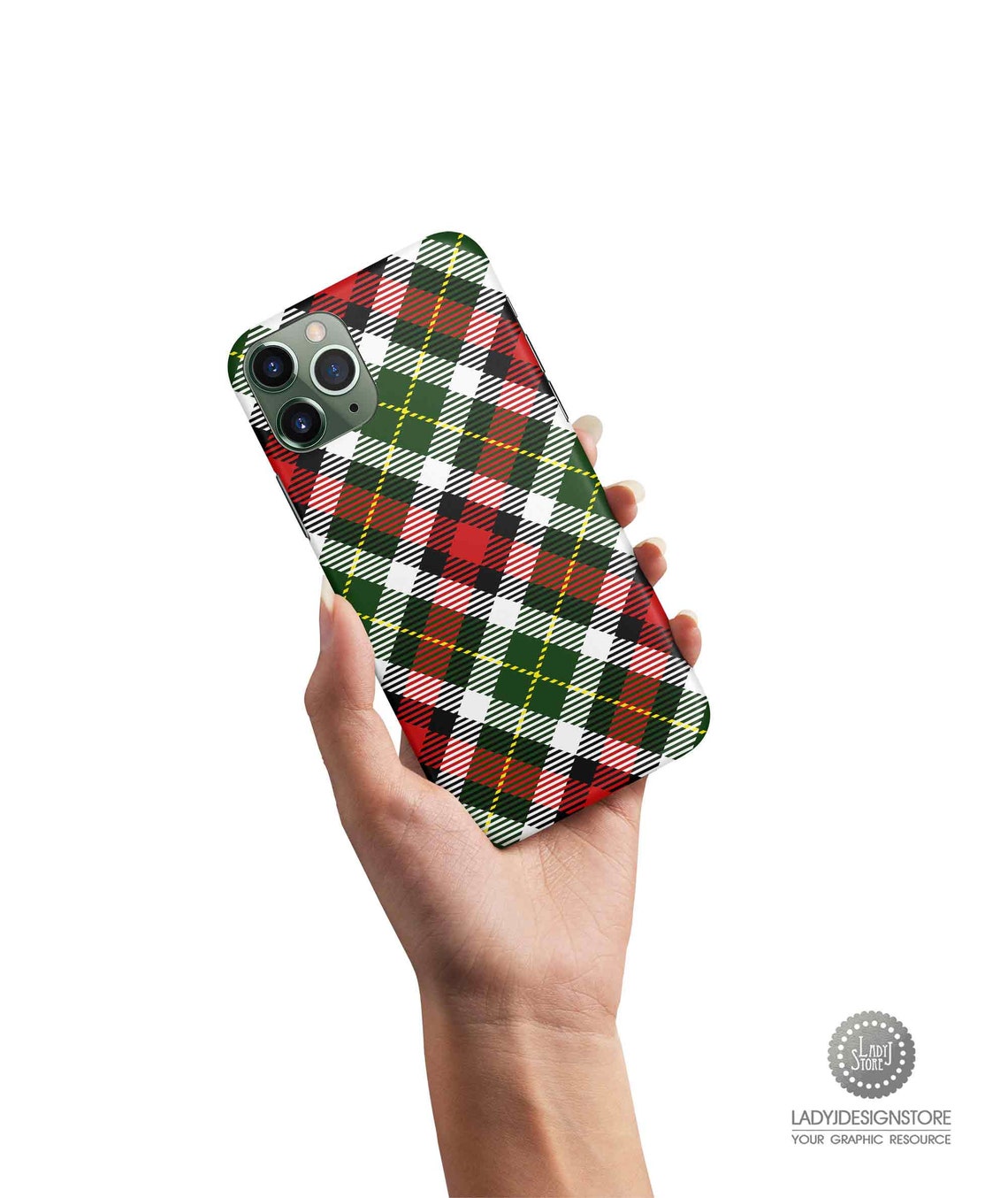 Christmas Plaid Digital Paper Texture Lumberjack Tartan - Etsy