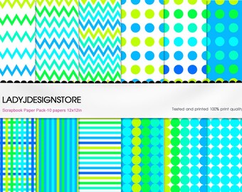 Trains Digital Paper Pack Instant Download Digital Scrapbook Papers in ...