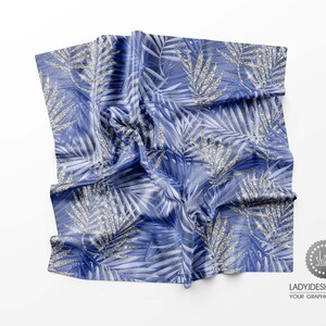 Silver and Blue Glam Digital Paper, Seamless Tiger Cheetah Zebra ...