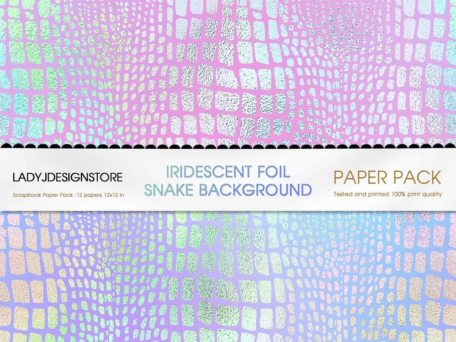 Iridescent Snake Skin Print Digital Paper Seamless Pattern - Etsy