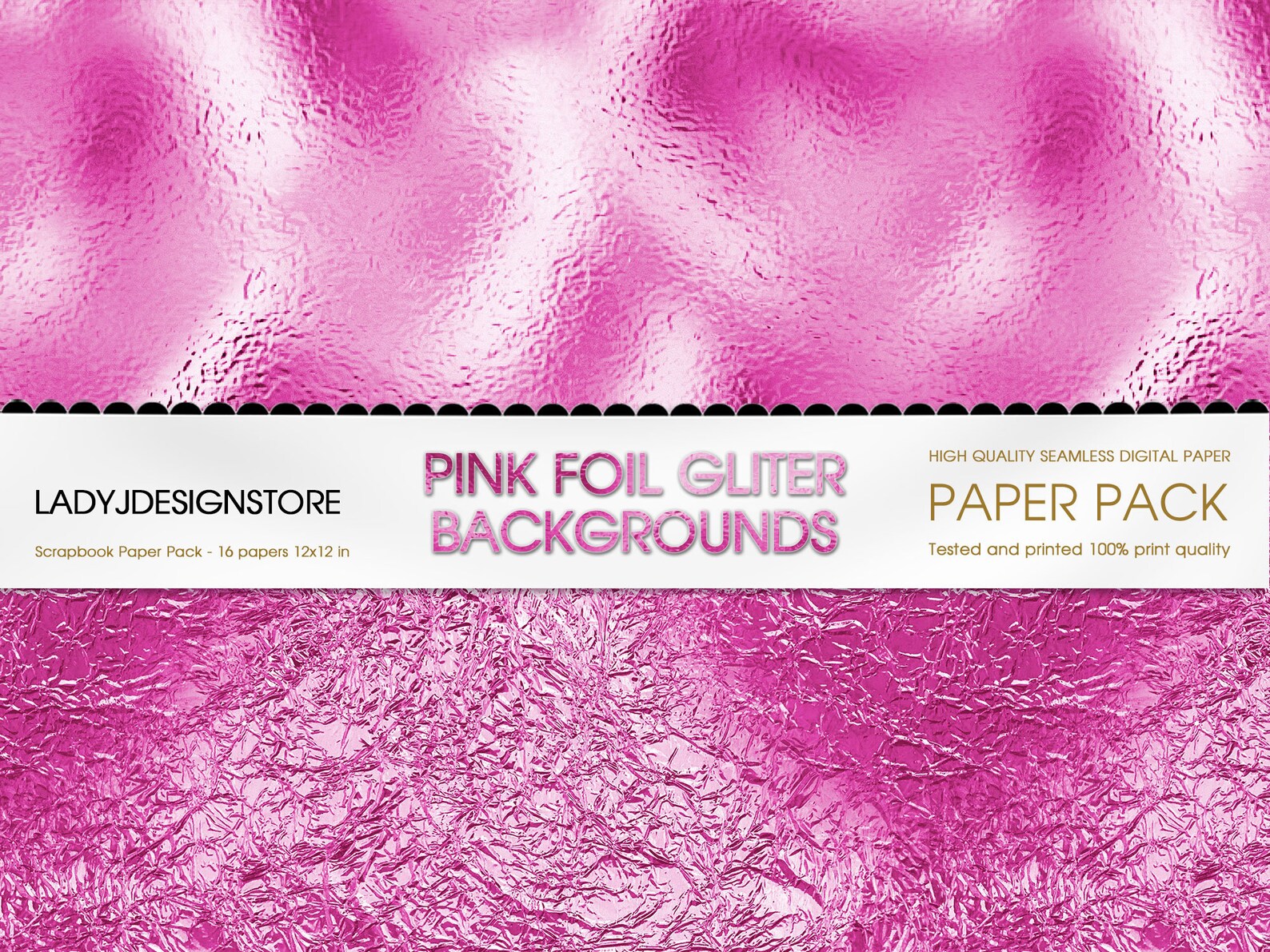 Pink Foil Glitter Seamless Digital Paper Pink Digital Paper - Etsy