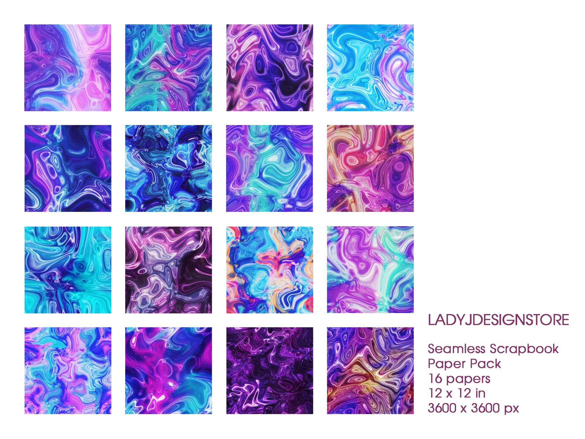 Colorful Abstract Background liquid paint paper pink paint | Etsy