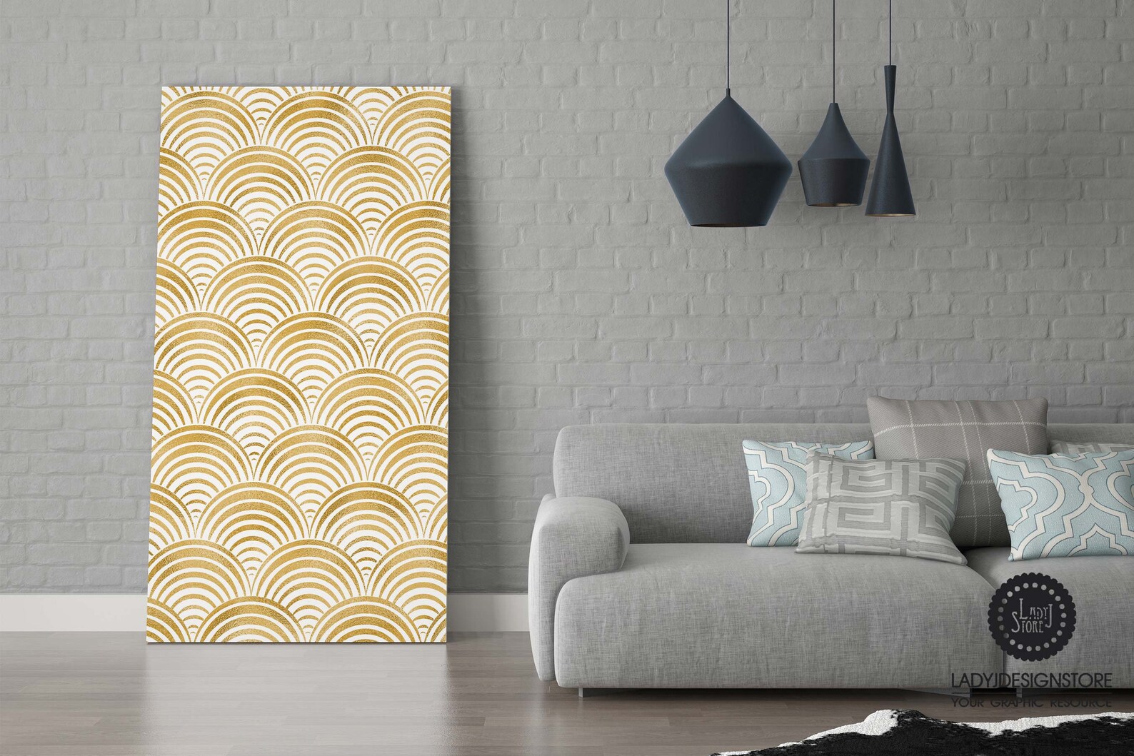 Art Deco White Gold Foil Digital Paper Seamless Retro Art Deco | Etsy