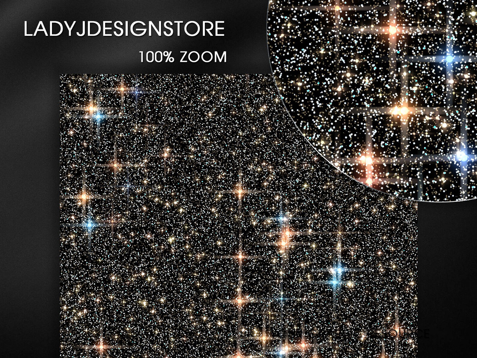 Night Sparkly Sky Stars Background Sky Digital Paper - Etsy