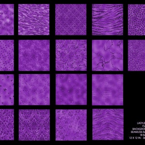 Purple Glam Digital Paper Seamless Tiger Cheetah Zebra - Etsy