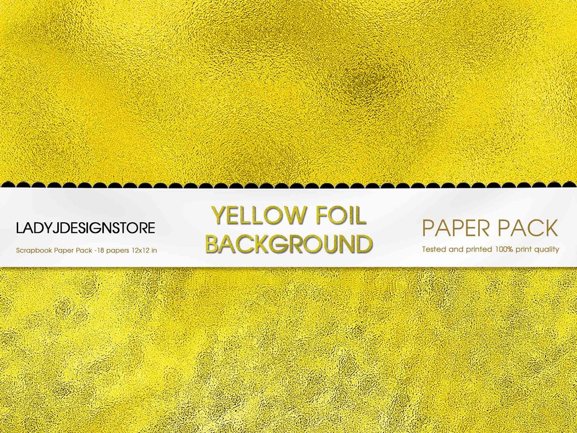 Ombre Yellow Light Gold Foil Background Foil Textures Shimmer - Etsy