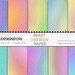 RAINBOW KRAFT PAPER Digital Background Bright Colors Kraft - Etsy