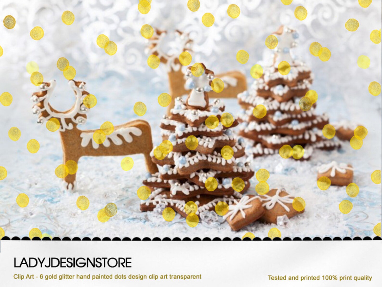 Gold Dot Border 01 Hand Drawn Paper Invitation Template - Etsy