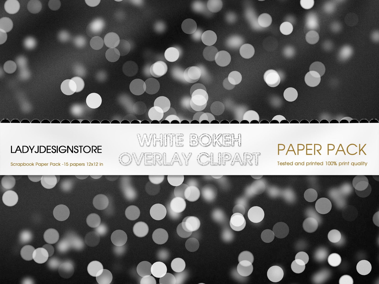 White Bokeh Overlays Glowing Night Lights Magic Ligths - Etsy