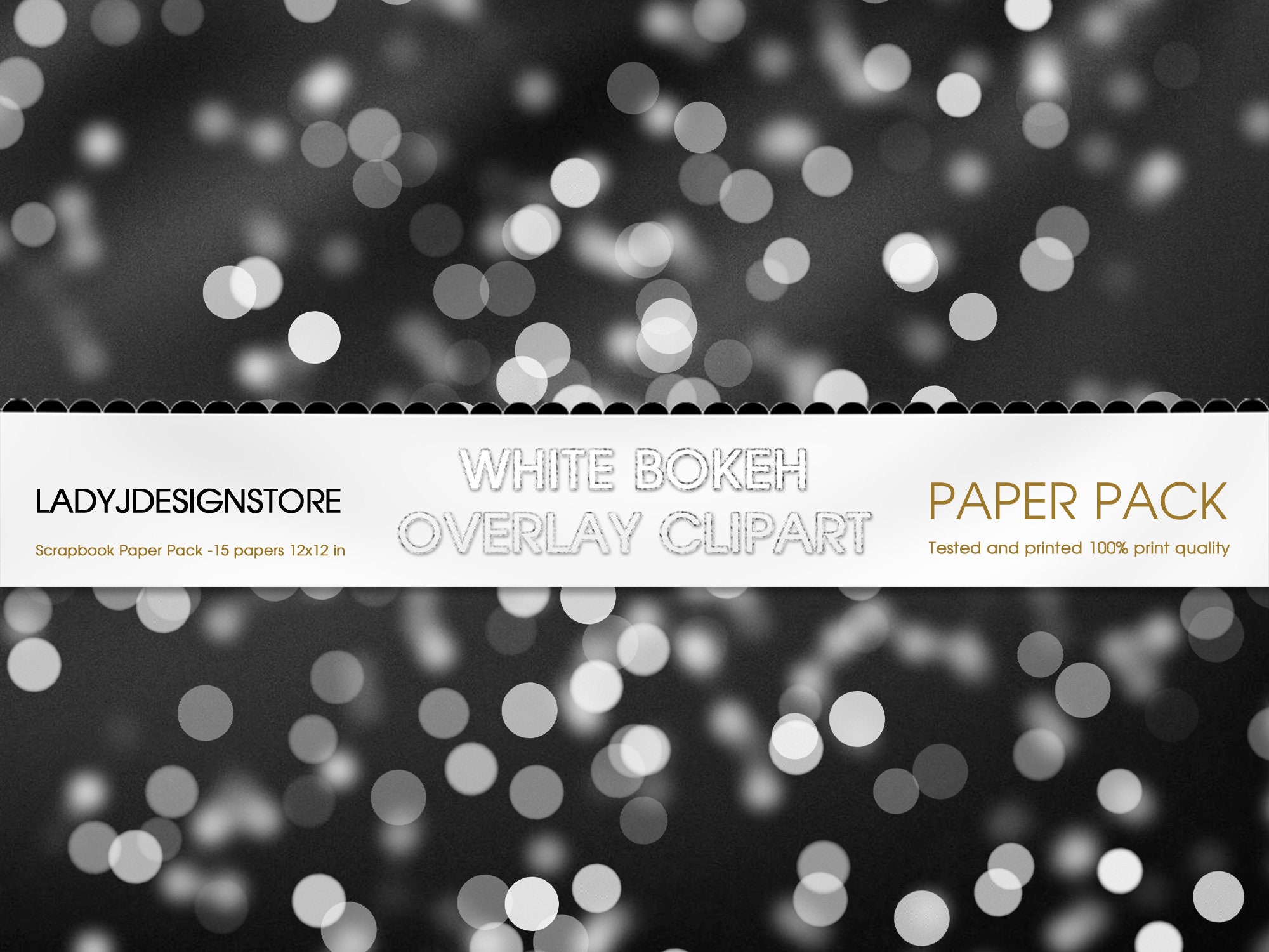 White Bokeh Overlays Glowing Night Lights Magic Ligths | Etsy UK