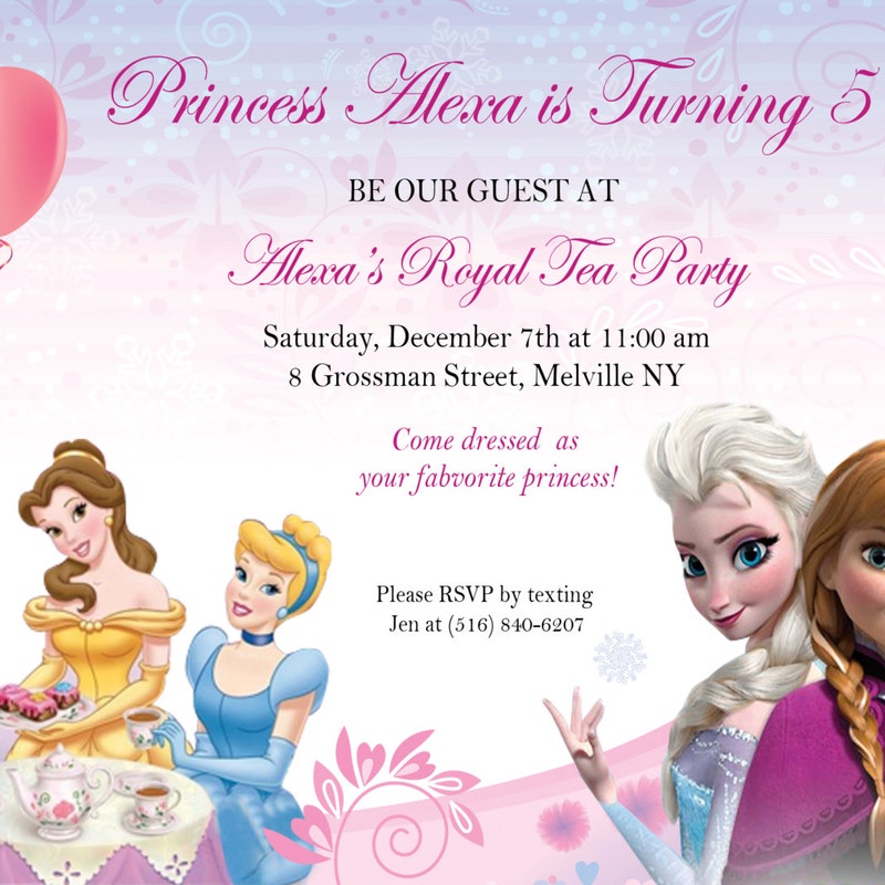 Princess Tea Party - Etsy