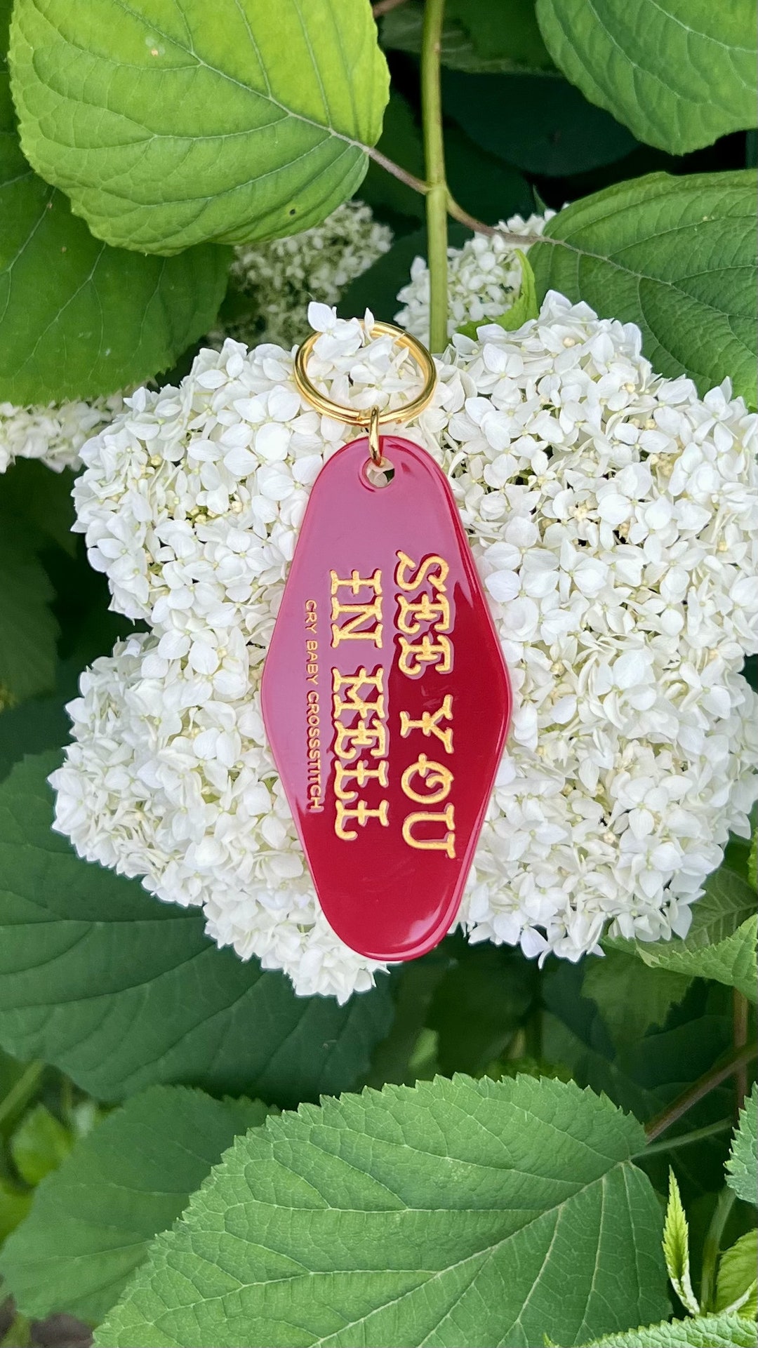 See You in Hell Motel Keychain - Etsy