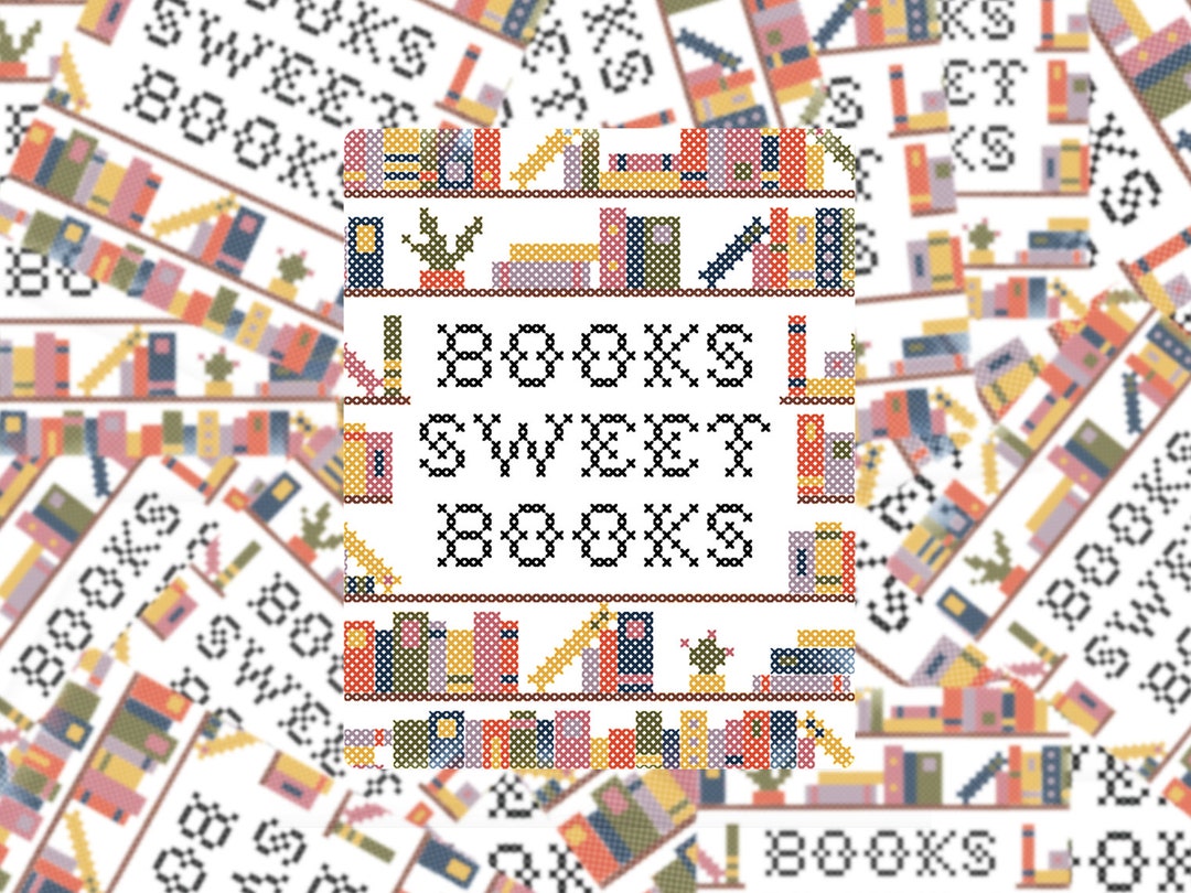 Books Sweet Books Vinyl Sticker - Etsy