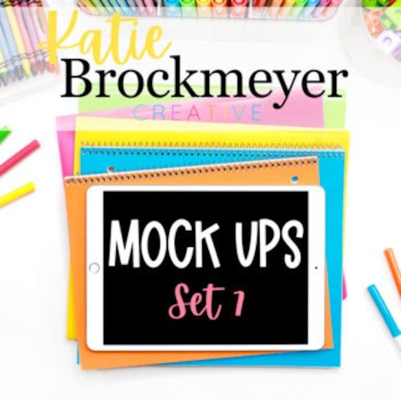 Bright Ipad Mock Ups Product Mock up Product Mock up | Etsy